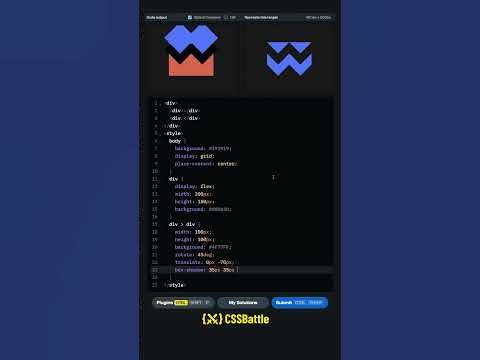 CSS Battle #60 - Evil Triangles | Solution #cssbattle #codingshorts #coding #css #challenge ...