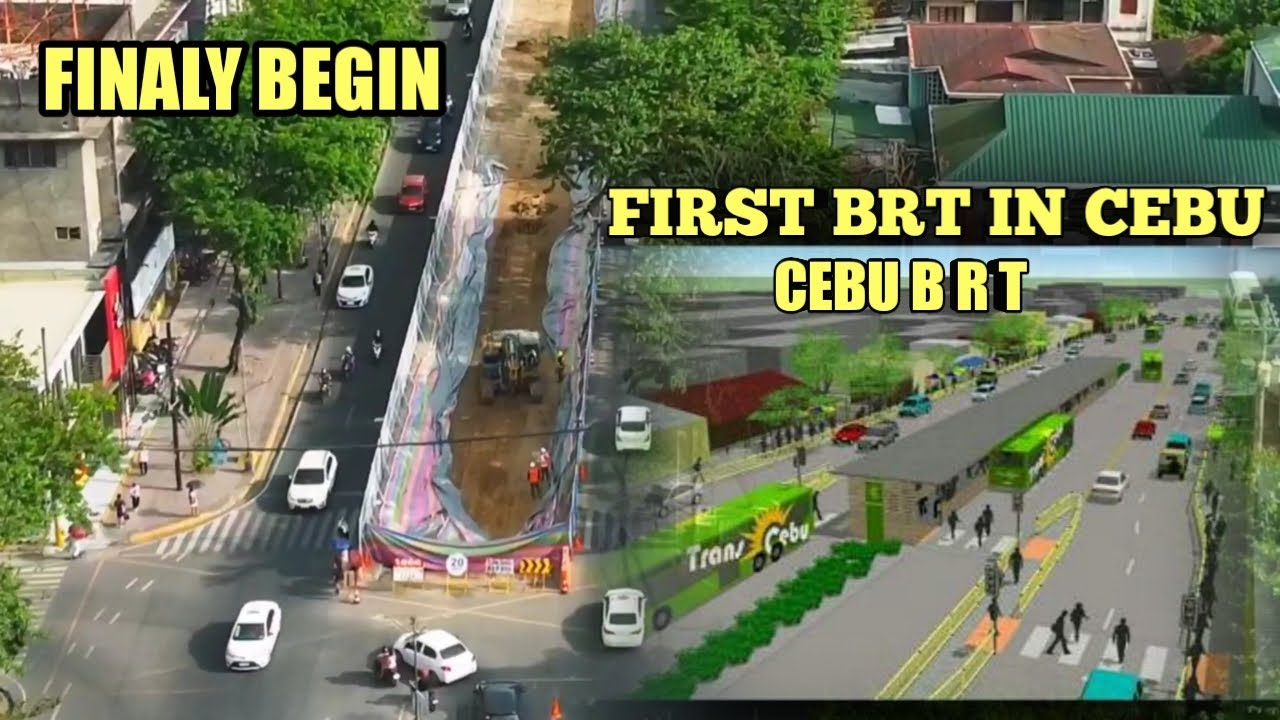 First Bus Rapid Transit in Cebu Philippine | BRT - YouTube