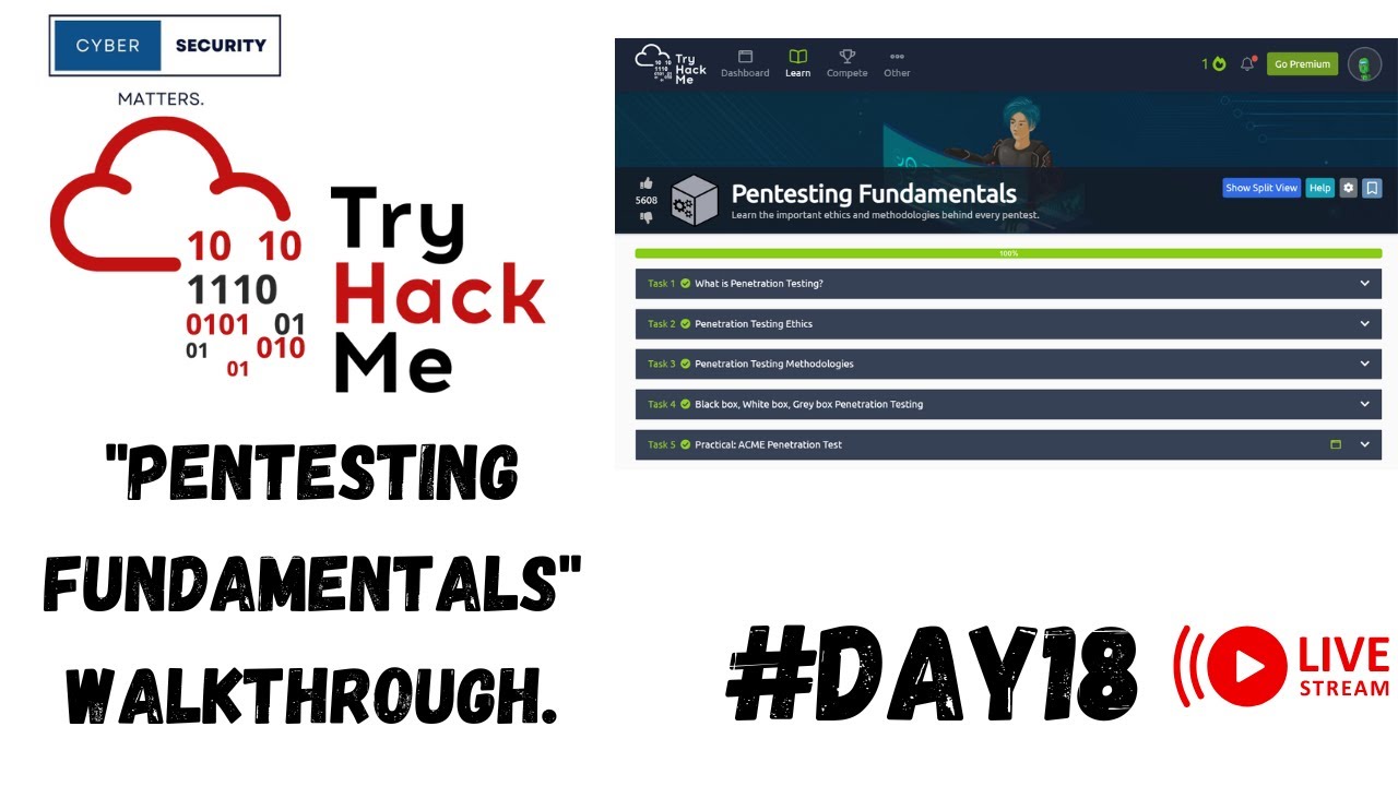 TRY HACK ME "PENTESTING FUNDAMENTALS" WALKTROUGH.#day18 - YouTube