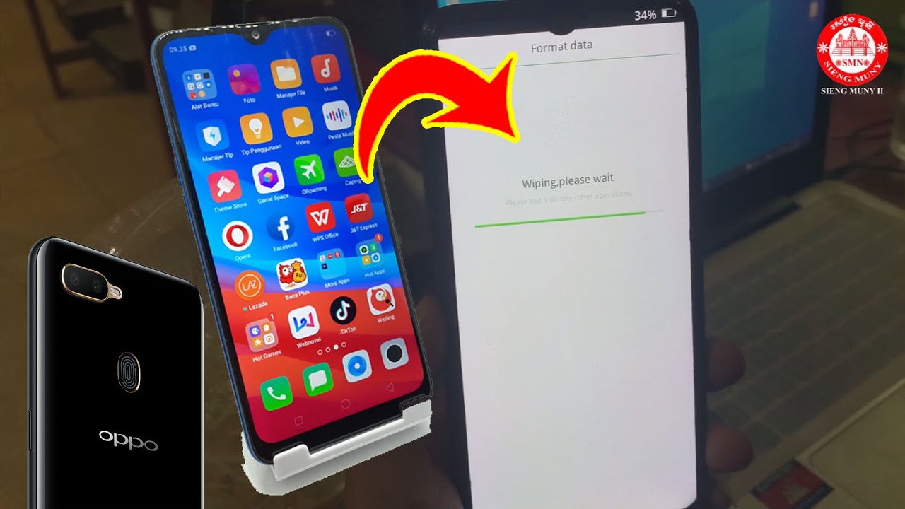 របៀប Reset OPPO A5S - How to Reset OPPO A5S (Recovery Mode, Wipe Data ...