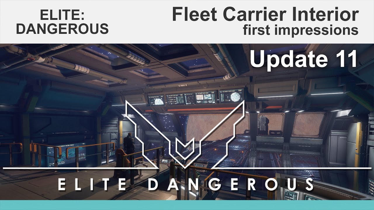 Elite Dangerous: Odyssey, Fleet Carrier Interior, first impressions ...