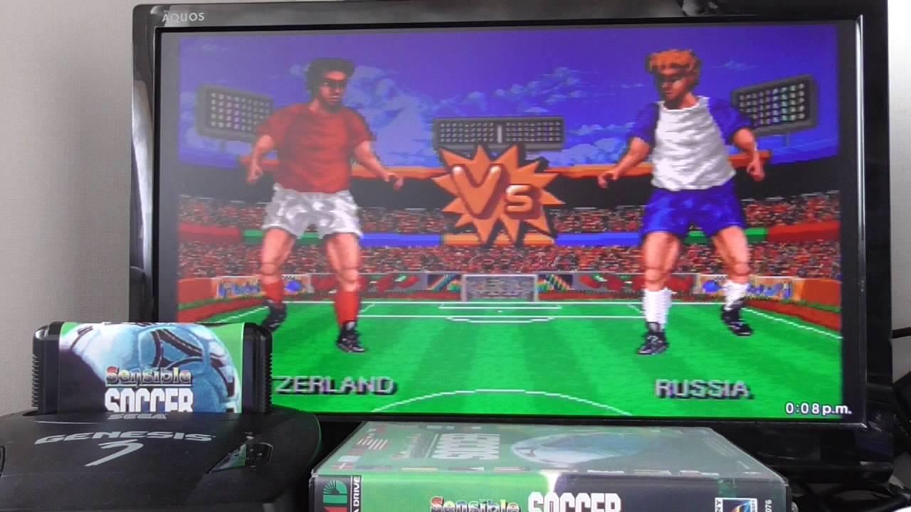SENSIBLE SOCCER International Version Sega Mega Drive [Gameclub Serega ...