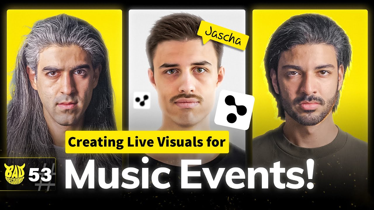 Making Live Concert Visuals and Working with Afterlife with Jascha | Bad Decisions Podcast #53 ...