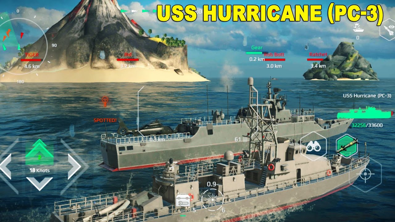 Modern Warships: Naval Battles | First Impression - USS Hurricane (PC-3 ...