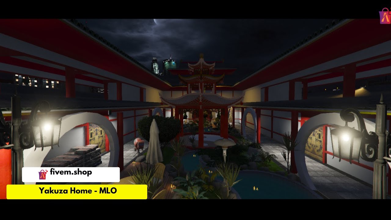 Yakuza Home Mlo FiveM Showcase | Asian gang hud #GangHud #fivem - YouTube