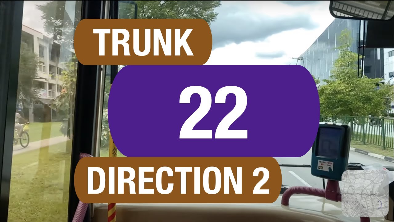 SBS Transit Trunk 22 (Direction 2) | Bus Service Route Visual - YouTube