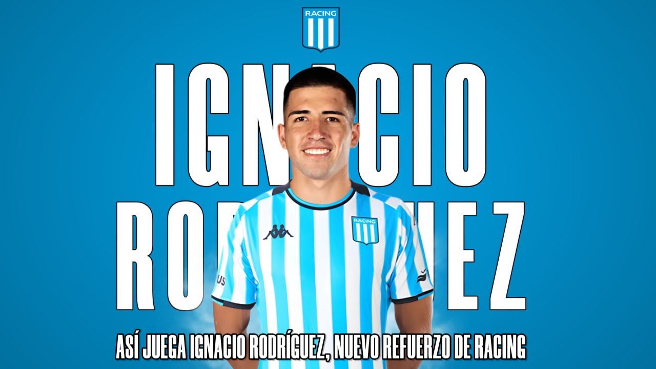 ASÍ JUEGA IGNACIO RODRÍGUEZ, NUEVO REFUERZO DE RACING💙 - YouTube