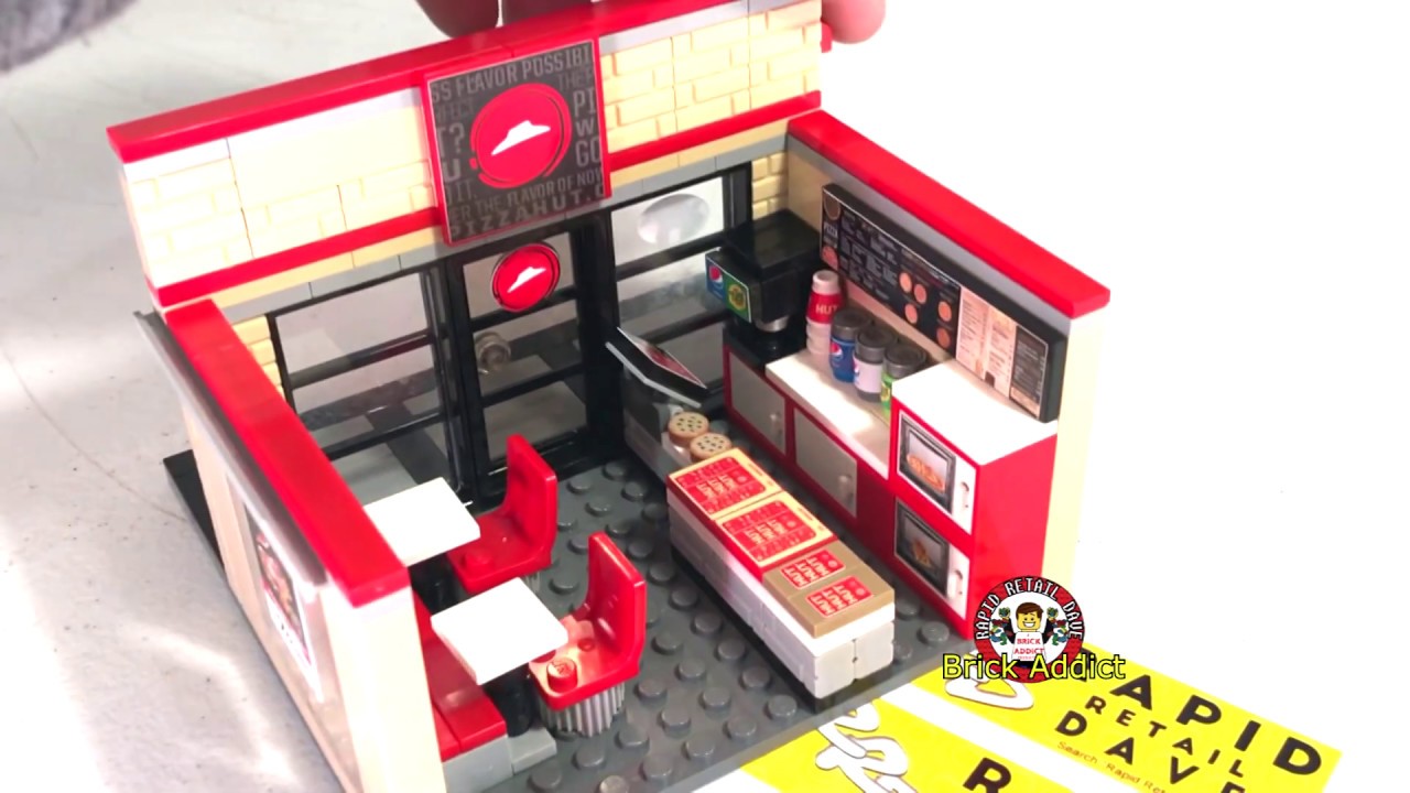 The WORLD FAMOUS LEGO PIZZA HUT with TONS OF DETAIL! LOOKS REAL! - YouTube