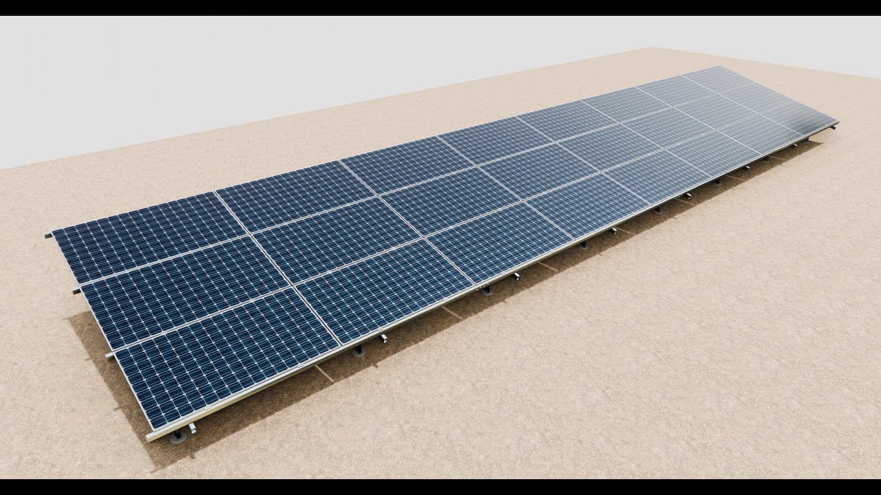 Solar Construction 3x8 Table - YouTube