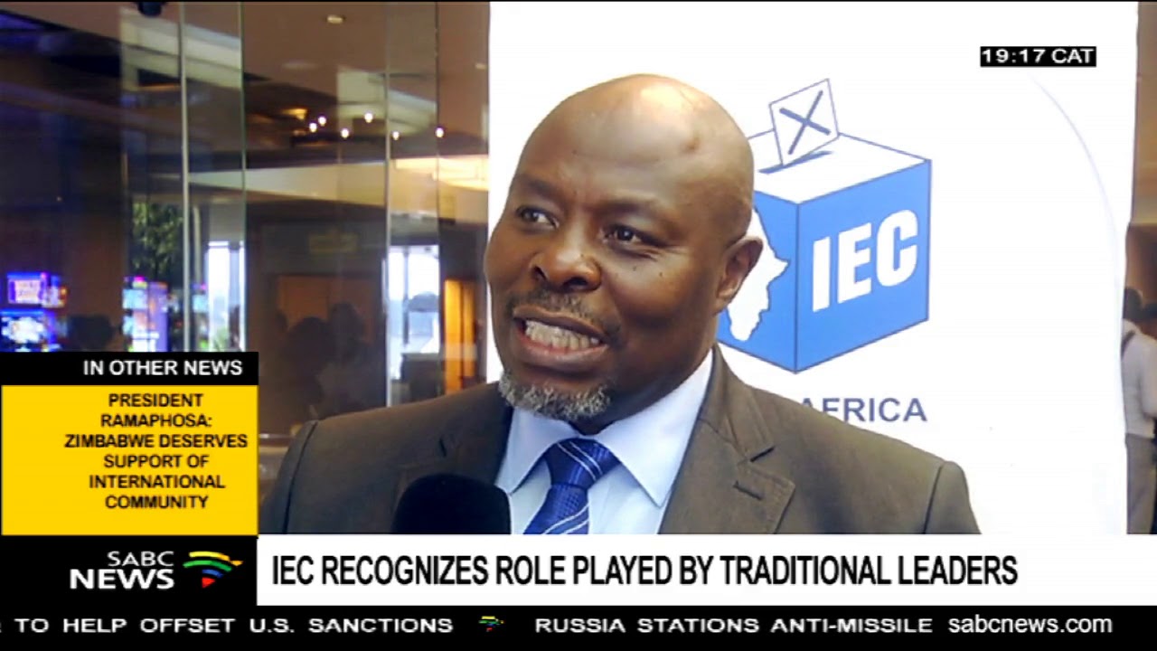 IEC recognises role played by traditional leaders - YouTube