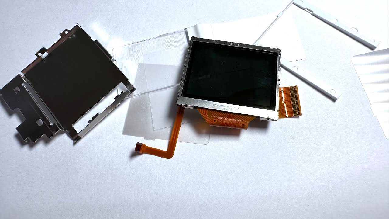 Sony digital camera LCD test led light - YouTube