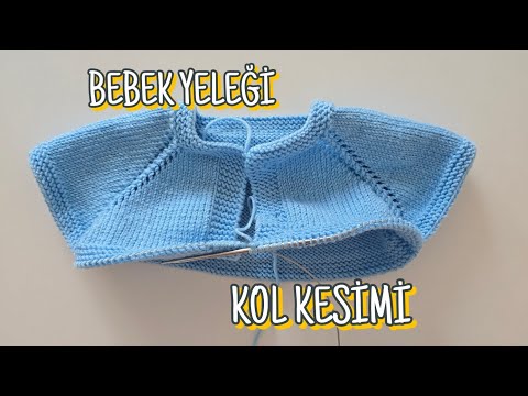 PRATİK BEBEK YELEĞİ KOL KESİMİ NASIL YAPILIR?