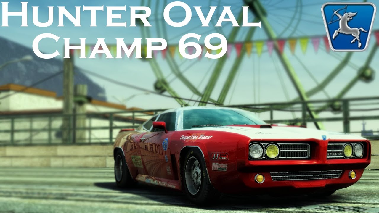Hunter Cavalry Burning Route & Oval Champ 69 | Burnout Paradise Remastered - YouTube