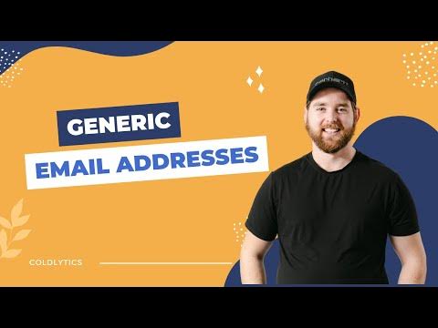 What Is A Generic Email Address - YouTube