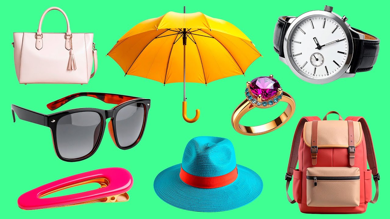 Top 25 Accessories in English 🎀 | Visual + Audio Vocabulary | Fast ...
