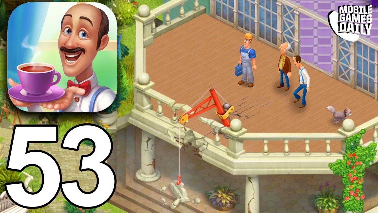 HOMESCAPES Story Walkthrough Gameplay Part 53 - Party Room (iOS Android ...