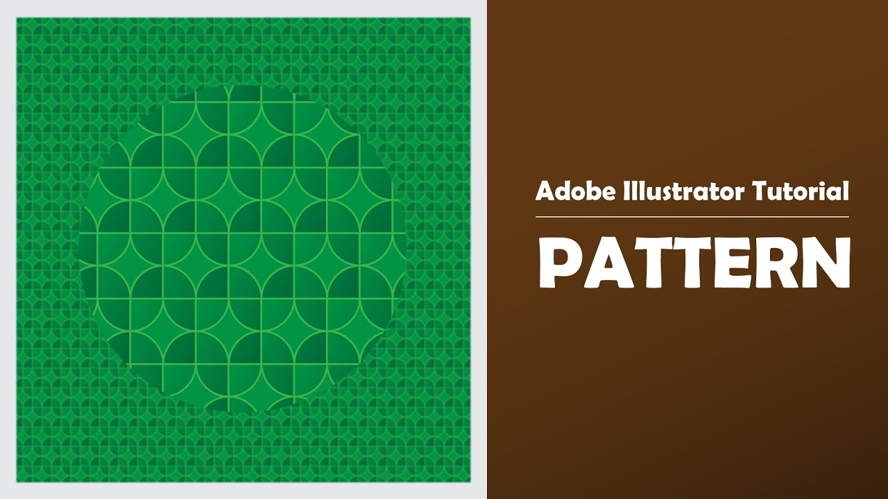 How to create and apply pattern in Adobe illustrator - YouTube