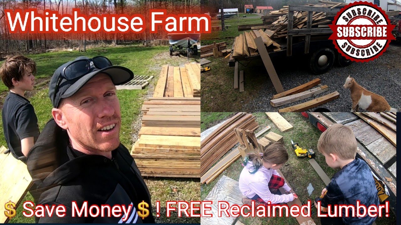 Salvaged Wood Free Reclaimed Lumber - YouTube