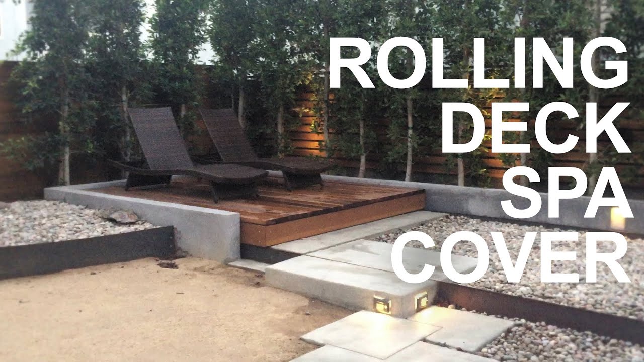 Rolling Deck Spa Cover - YouTube