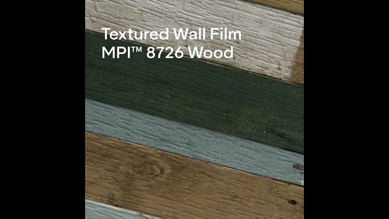 Textured Wall Film MPI 8726 Wood Video - YouTube