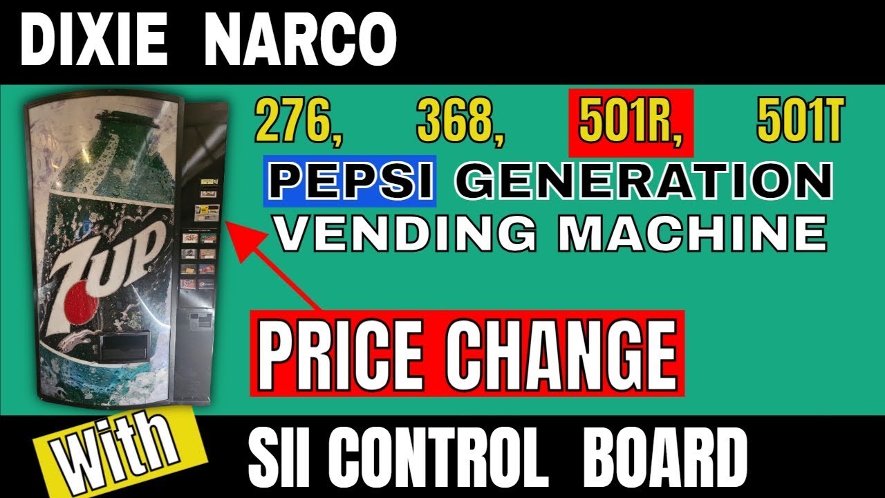 Dixie Narco Pepsi Generation 501R Vending Machine S2 Control Board ...