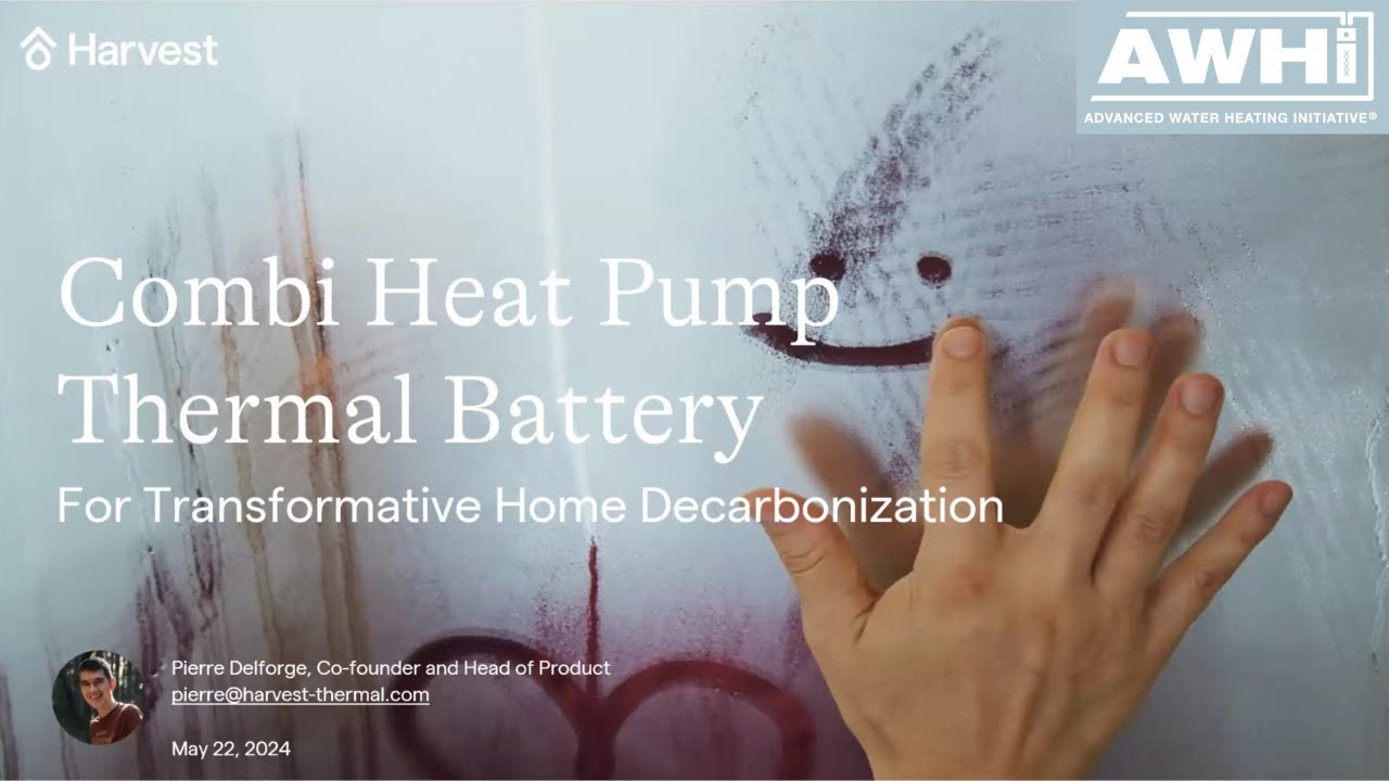 Combi Heat Pumps Thermal Battery Webinar - YouTube