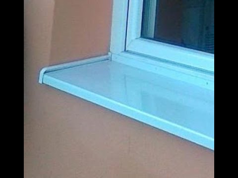 TUTORIAL Cum se monteaza un PERVAZ din PVC la geamuri - YouTube