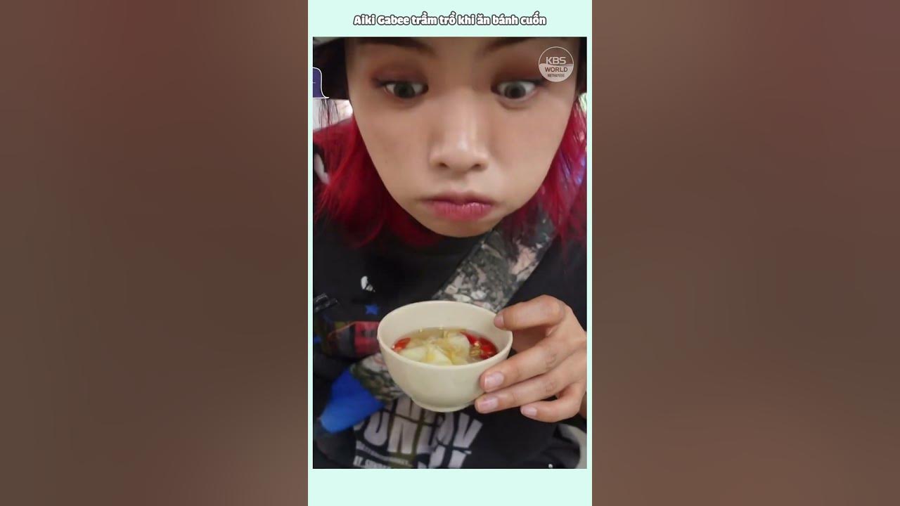 Aiki Gabee trầm trồ khi ăn bánh cuốn (link full ở cmt) #battletrip #dulichvietnam #foodvlog ...