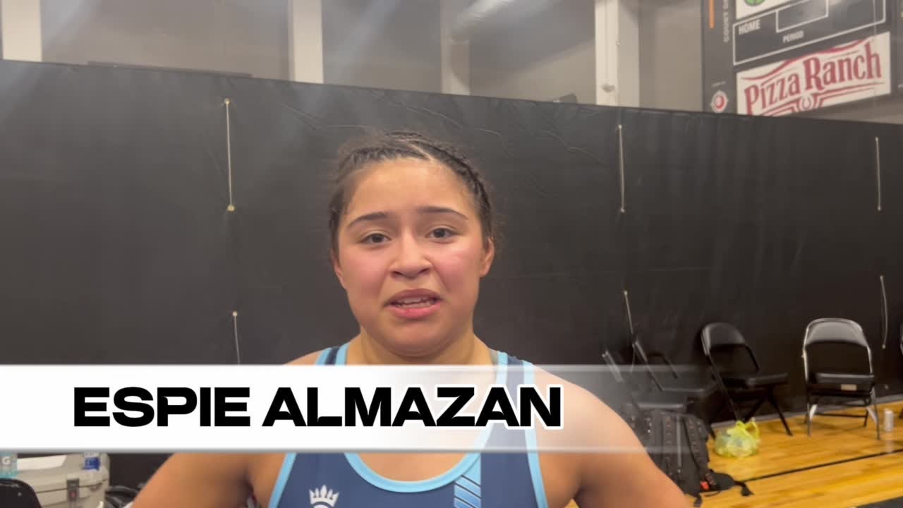 Lewis Central's Espie Almazan advances to State Wrestling final - YouTube