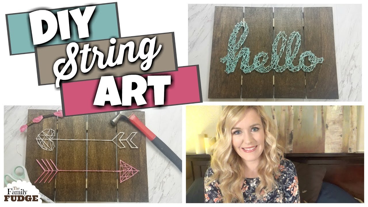 DIY String Art Tutorial || Easy, Budget Friendly Craft Idea - YouTube
