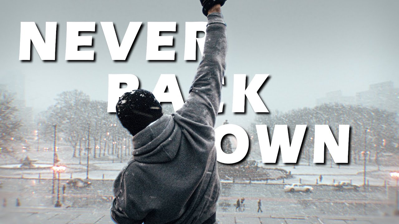 Never Back Down - Rocky | Motivational Video - YouTube