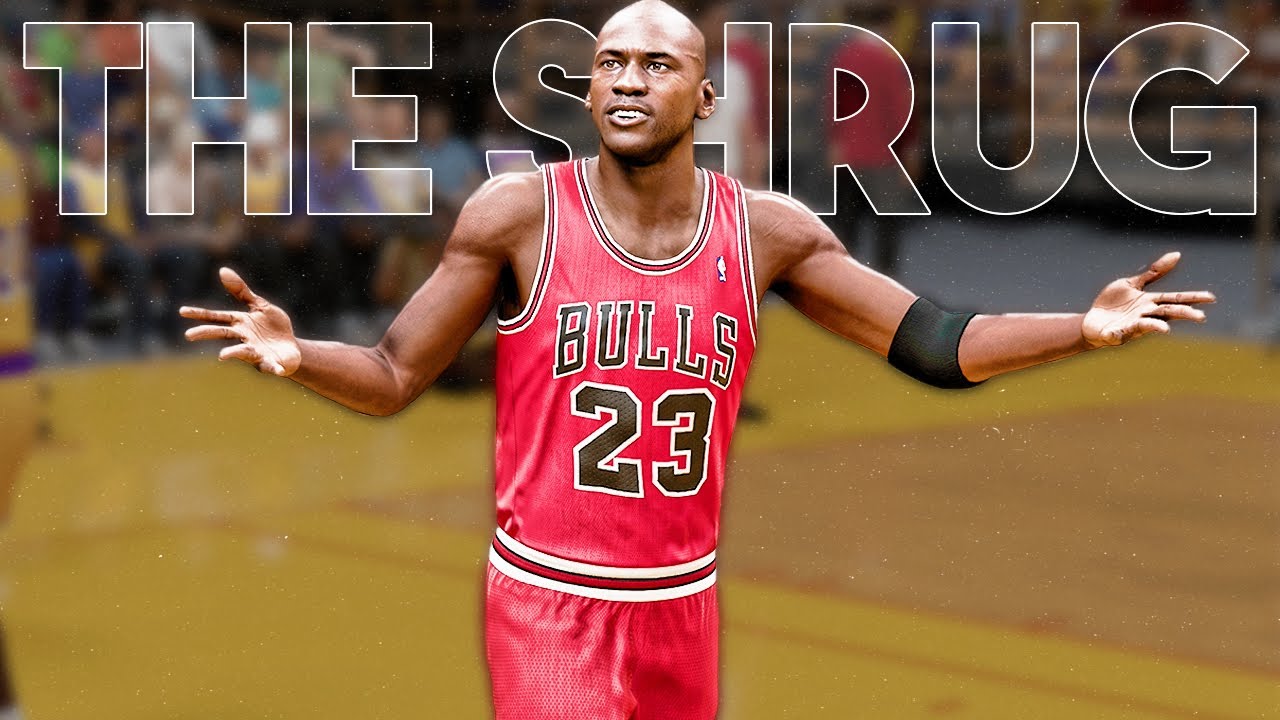 THE MICHAEL JORDAN SHRUG GAME! NOT SURE IF JORDAN IS THE GOAT OR ME ...