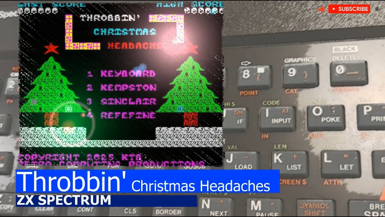 ZX Spectrum -=Throbbin' Christmas Headaches=- - YouTube