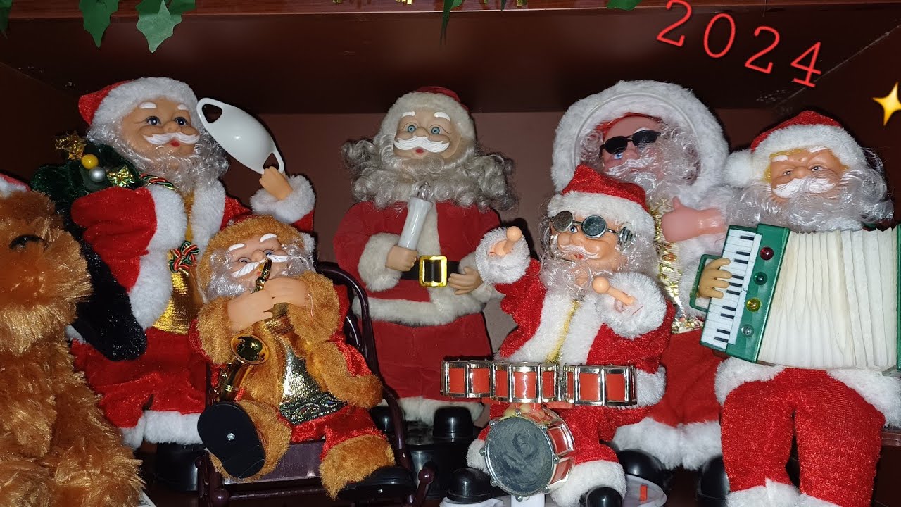 Colección de Papá Noel Musical especial de año nuevo Santa Claus ...
