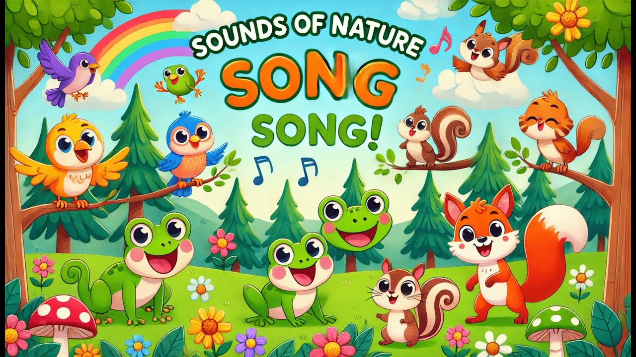 "Sounds of Nature Song for Kids - Learn Animal and Nature Sounds! - YouTube
