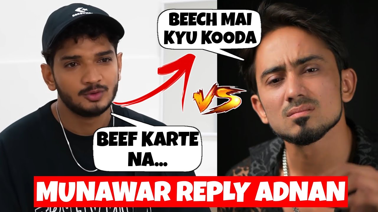 MUNAWAR FARUQUI REPLY TO ADNAN 07 | MUNAWAR FARUQUI VS ADNAN CONTROVERSY | ADNAN REPLY MUNAWAR ...