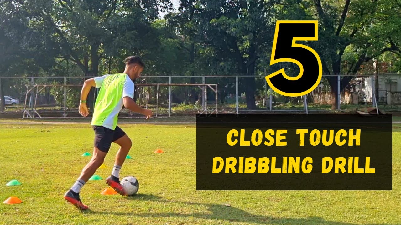 5 Close Touch Dribbling Drill ||To Improve Your Tight Space Dribbling ...