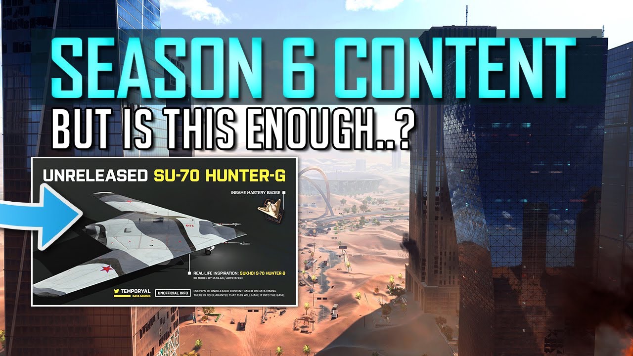Season 6 Contents Revealed, Ex-DICE Devs Return, & Attack Heli Changes ...