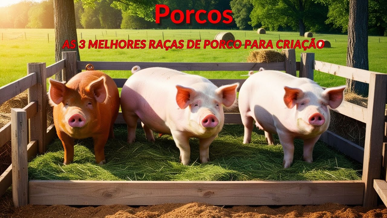 Porcos - As 3 Melhores Raças de Porco para Criação - YouTube