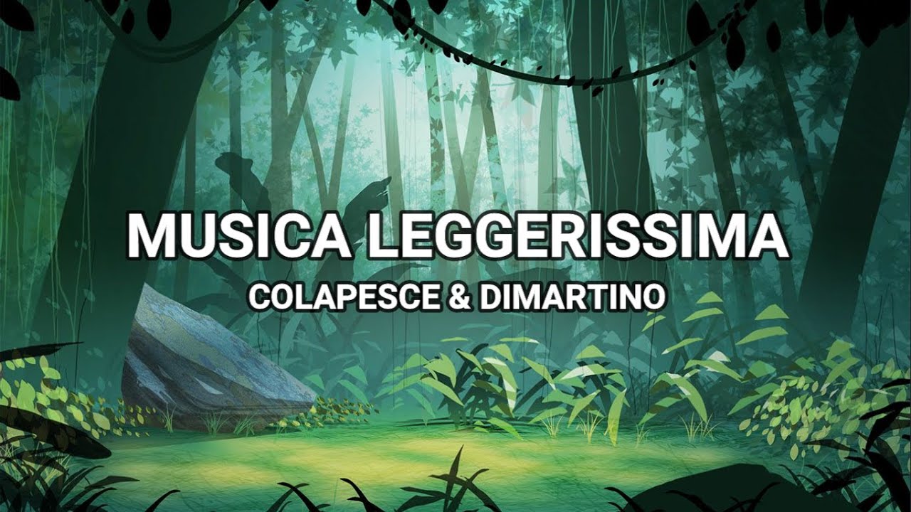 Musica Leggerissima - Colapesce & Dimartino (Lyrics/Testo) - YouTube