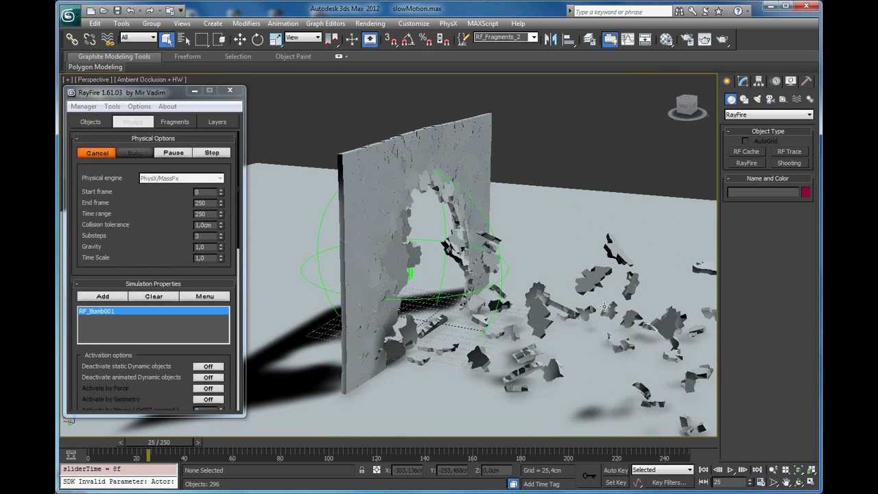 RayFire Tutorial - Animated Time Scale / Playback Speed - YouTube