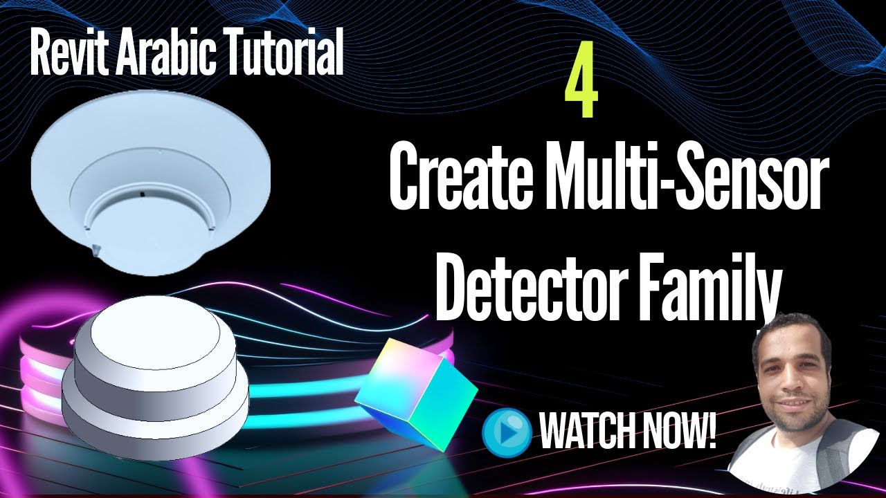 Multi-Sensor Detector – Revit Family Tutorial (Arabic Guide) - YouTube
