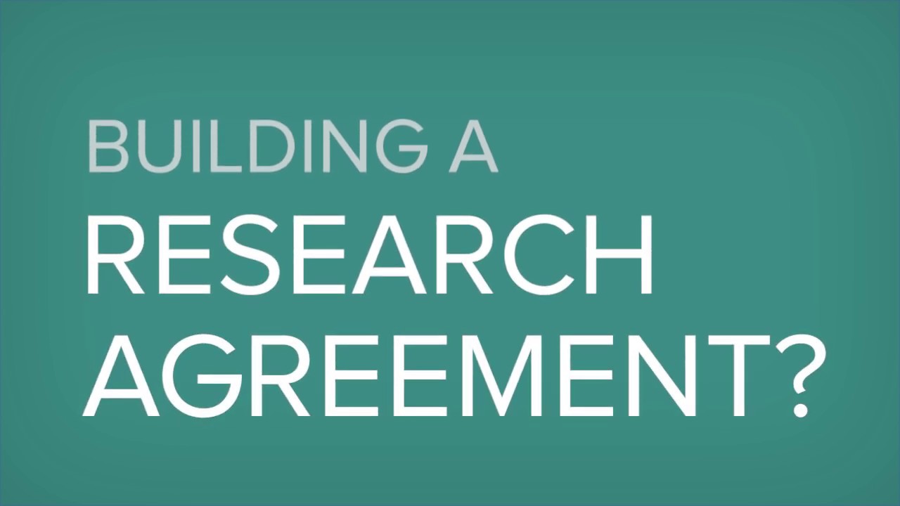 Research Request Agreement Template - YouTube