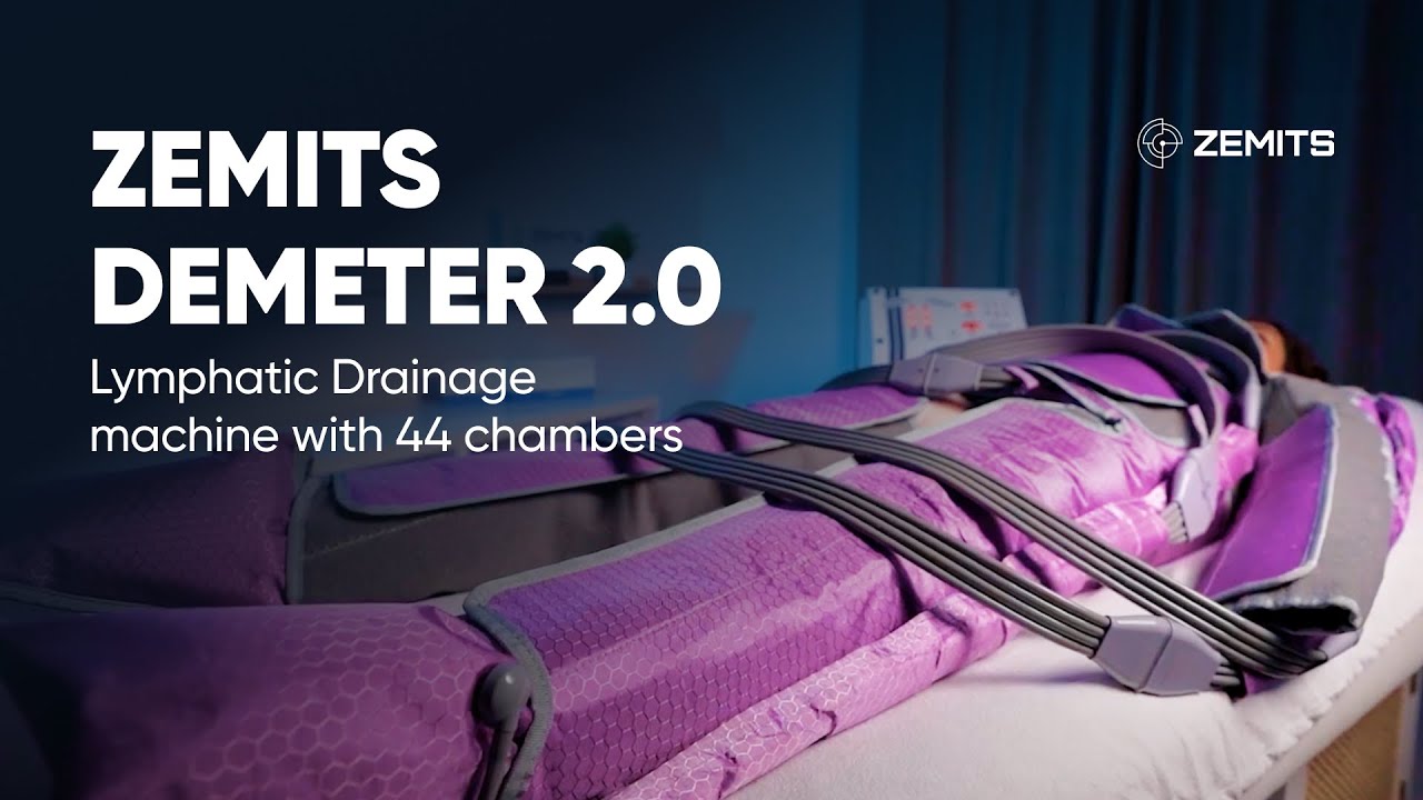Zemits Demeter 2.0 - Lymphatic Drainage machine with 44 chambers - YouTube