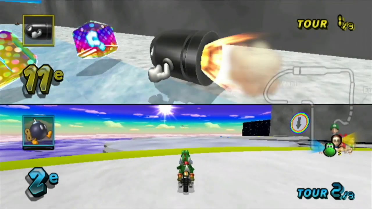 Mario Kart Wii Custom Ctgp Revolution 2 Joueurs 2 Youtube
