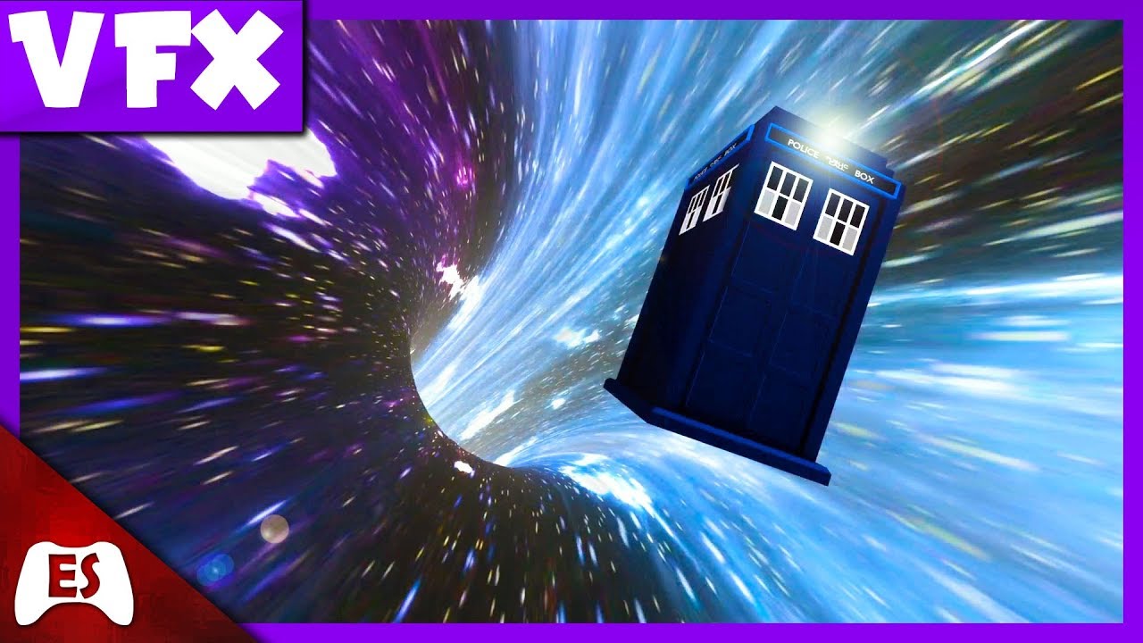 TARDIS Flying Through Time Vortex - Doctor Who VFX Test - YouTube