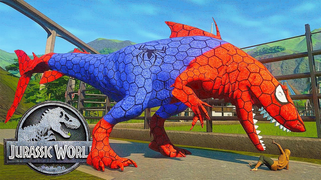 Shark Spiderman vs hulky Rexy vs Zilla - Breakout and Rampage ...