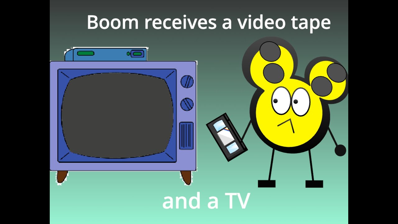 Boom receives a video tape and a TV - YouTube