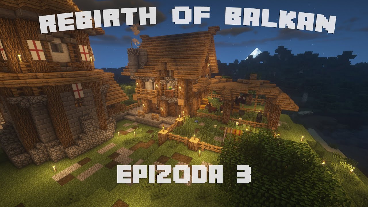 Rebirth of Balkan Minecraft Survival Ep3- Štala za konje - YouTube