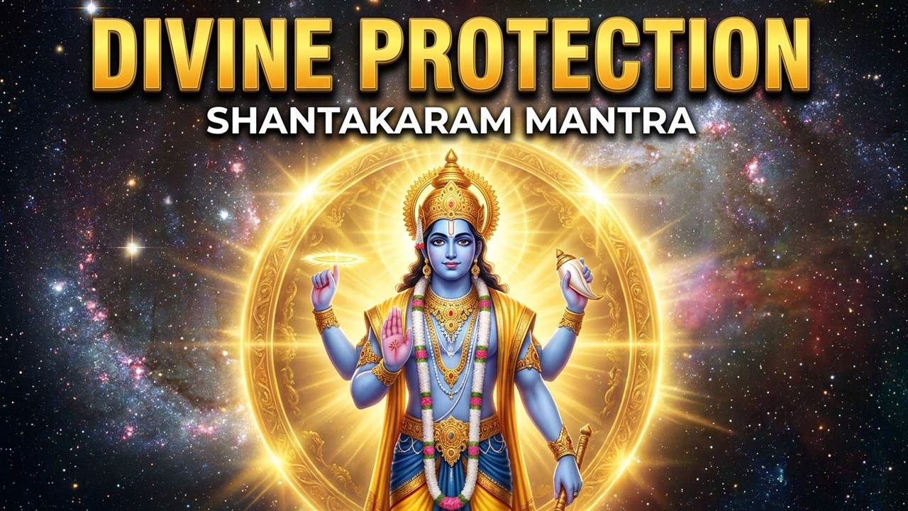 “Shantakaram Bhujagashayanam | Powerful Vishnu Sloka for Peace ...